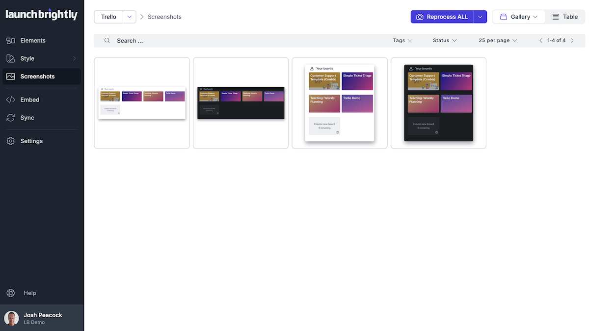 Render your screenshots in unique modes | LaunchBrightly